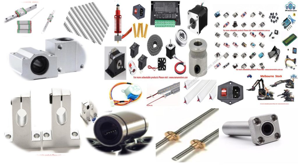 CNC / 3D printer parts and accessories – RM components