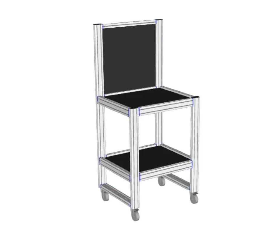 1800x880x600 (HxLxW) Heavy Duty Portable Standing workbench – RM components