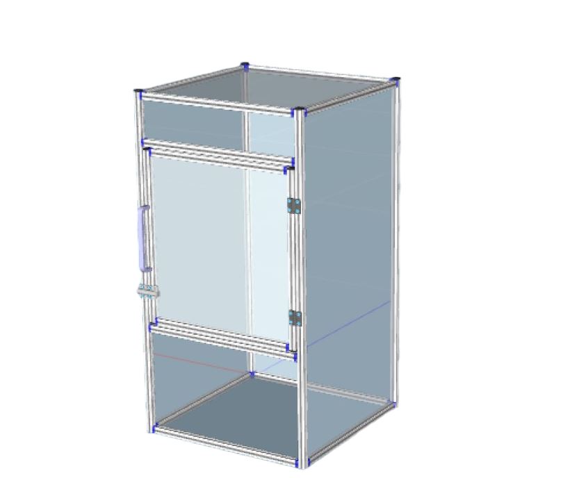 800x400x400 Custom Build Light Enclosure – RM components