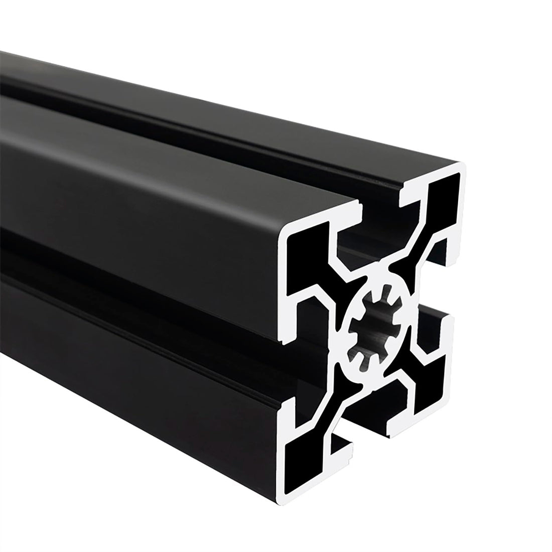 5050-T Slot -Black -Aluminium Extrusion -(50 series) – RM components
