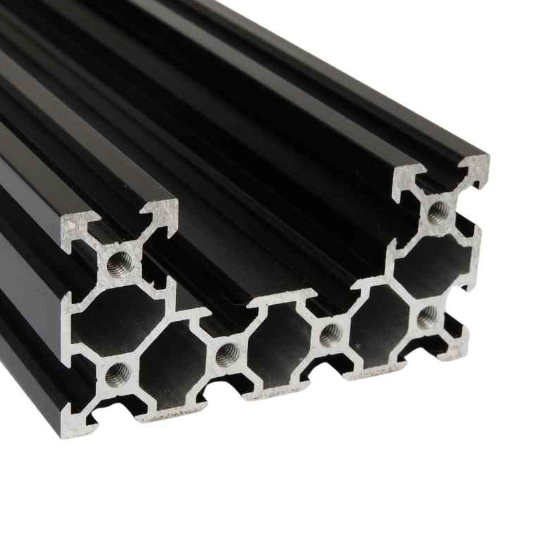 C-Beam Black anodized – RM components