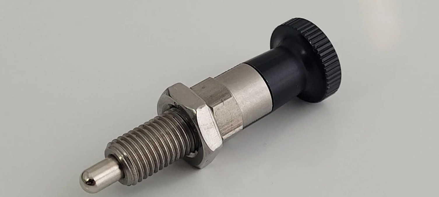 Stainless steel M16x75mm indexing plunger – RM components