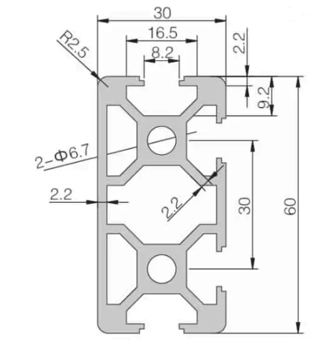 T-slotted Aluminium profile – RM components