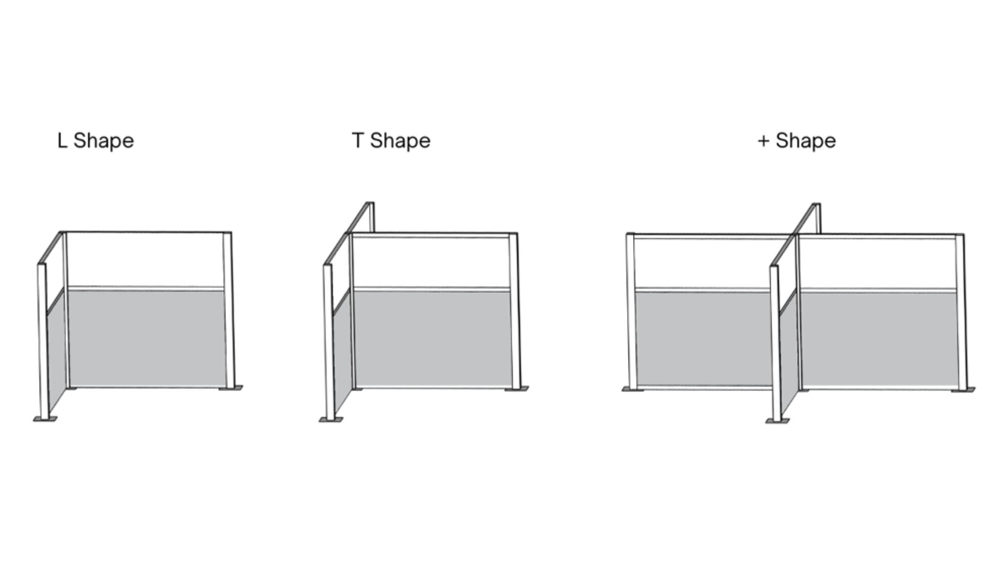Custom Staff table with fixed/Mobil pedestal workstation office cubicl ...