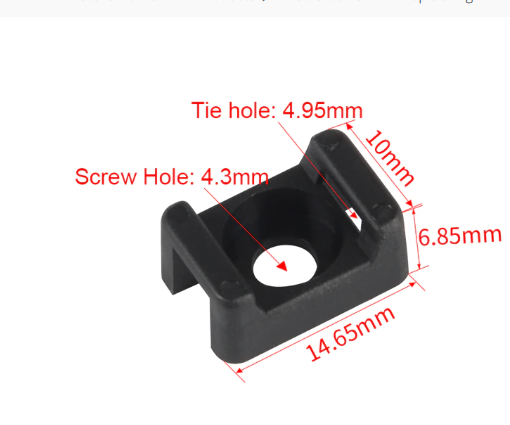 Cable Saddle kit – RM components