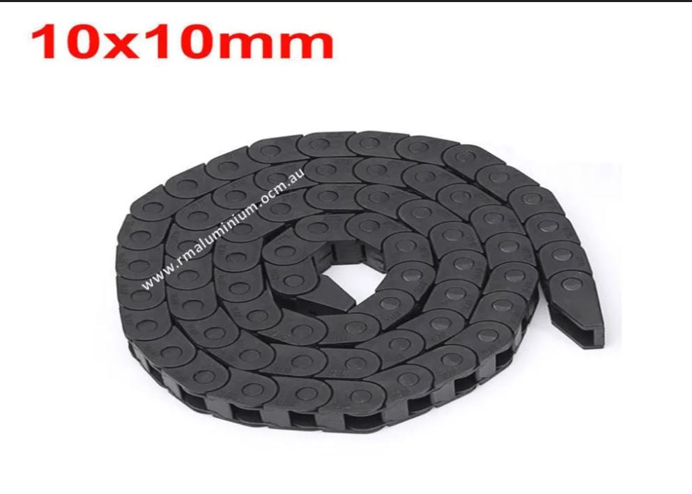 Nylon Drag Chain Wire Towline Carrier Cable Track For CNC-10x10mm by 1m ...