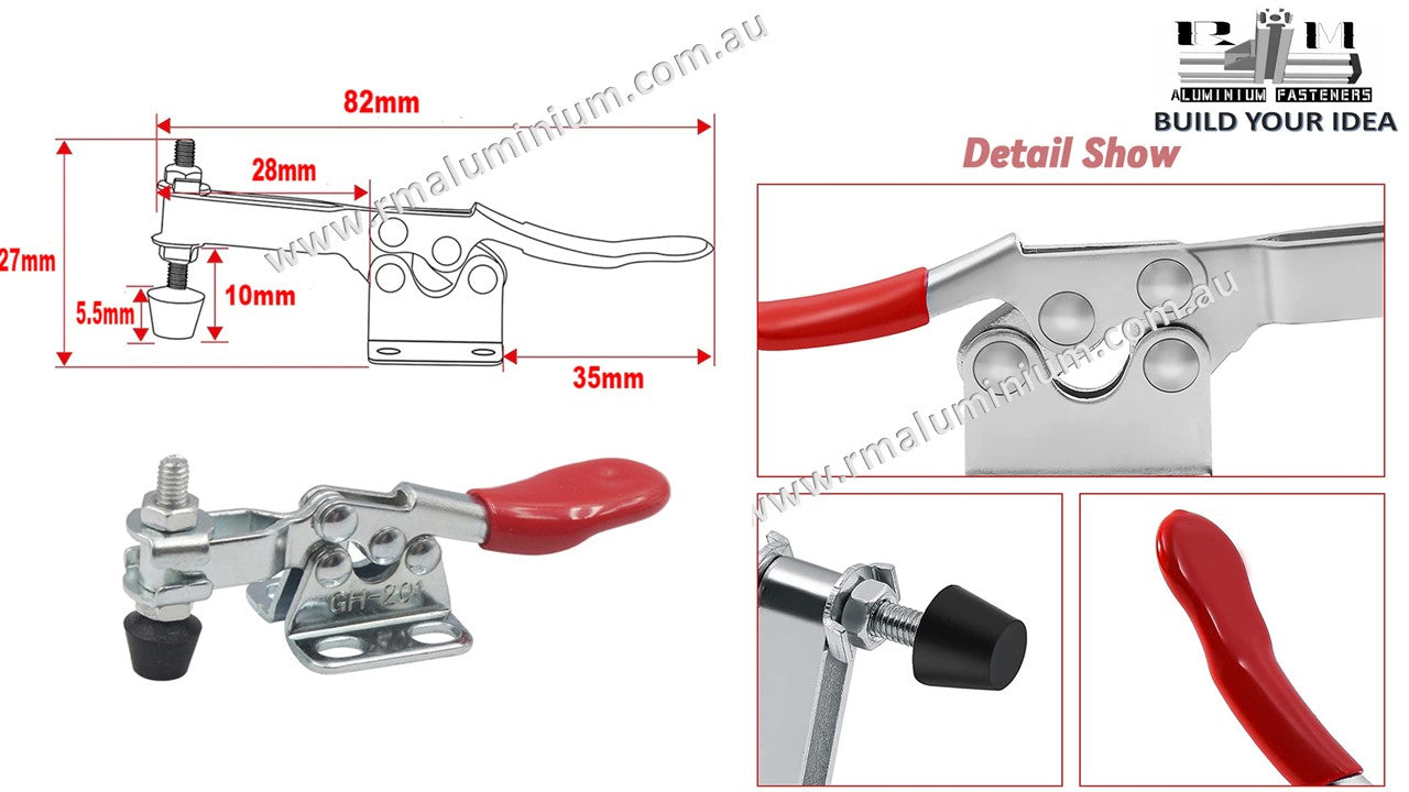 GH-201 Quick release clamp – RM components