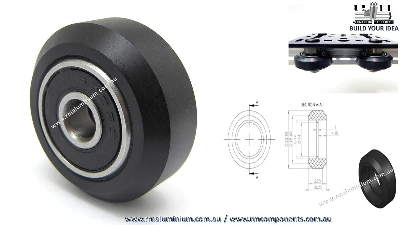 Delrin Solid V-Wheel Kit – RM components