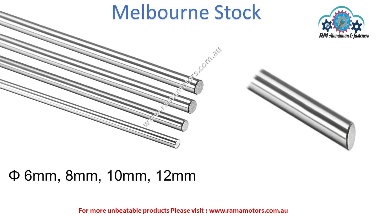 CNC 3D Printer Axis Carbon steel Smooth Rod Linear Rail Shaft-12mm – RM ...