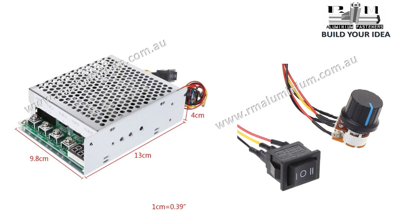 DC 10-55V 100A Motor Speed Controller Reversible PWM Control Forward/R – RM components