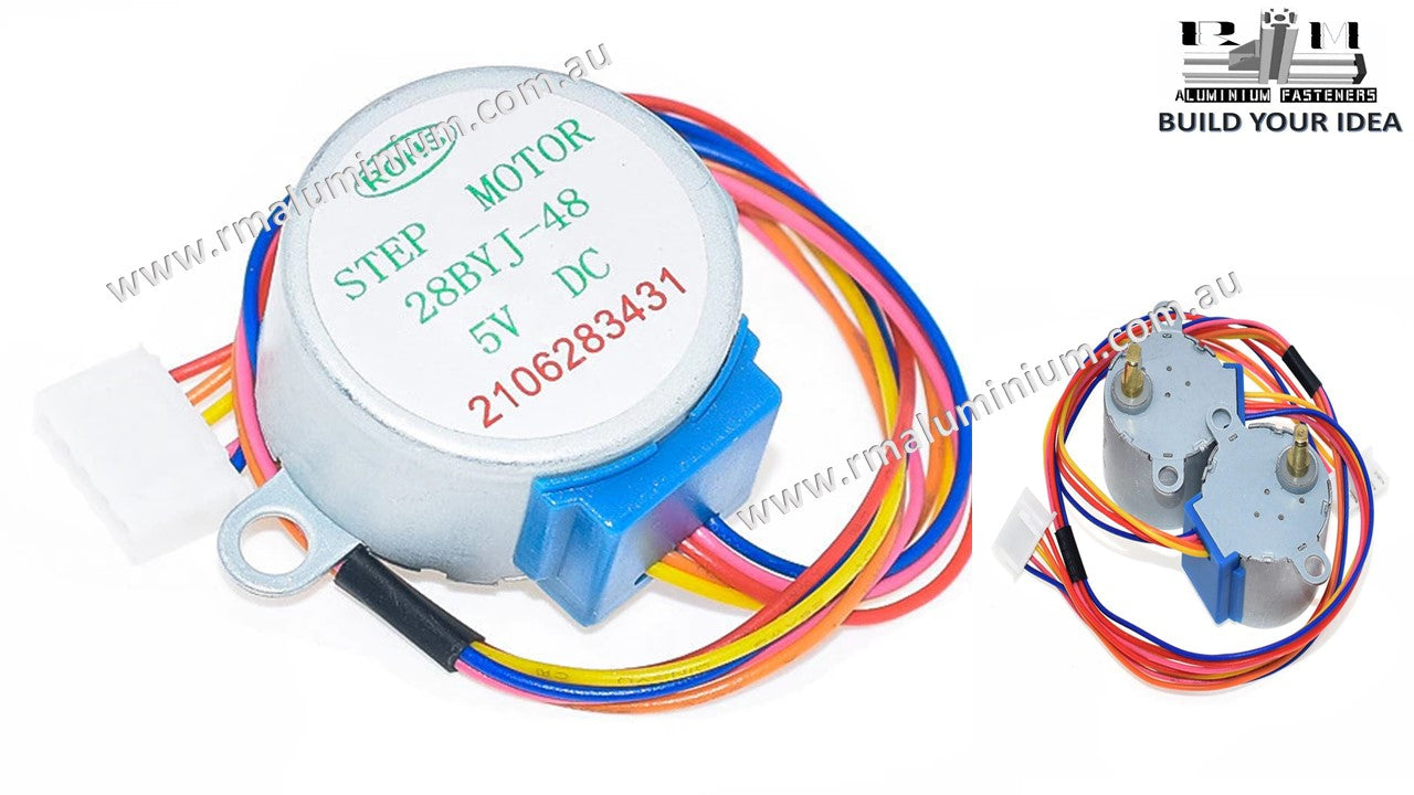 28byj 48 Dc 5v Reduction Step Gear Stepper Motor 4 Phase 28byj 28byj48 Rm Components